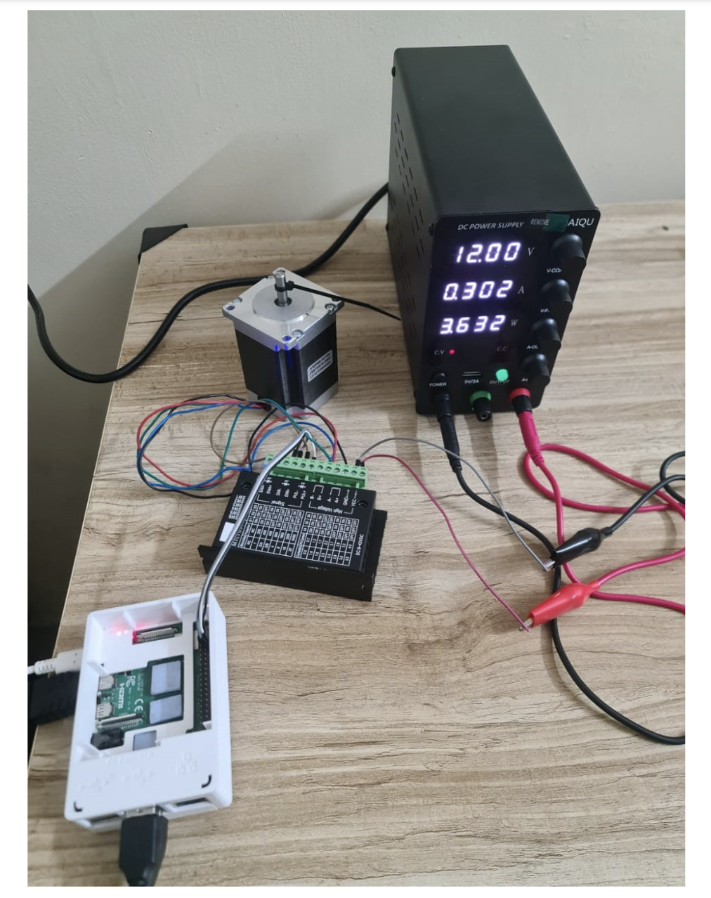 Stepper motor controlling using TB6600 motor controller and Raspberry pi - Gahan Ai